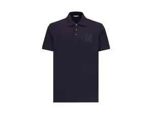 Moncler Embroidered Monogram Polo Shirt