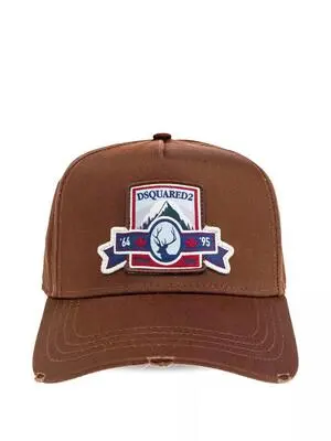 Dsquared2 Logo-patch Cap - Brown
