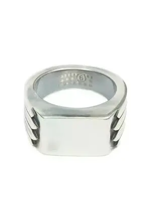 MAISON MARGIELA Logo Ring - Silver