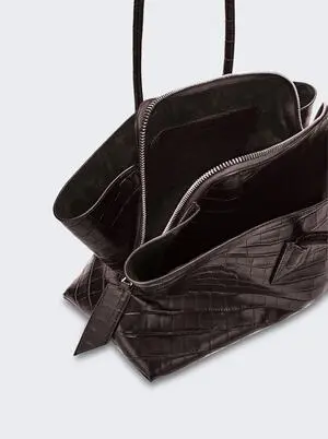 Attico La Passeggiata Medium Top Handle Bag - Brown