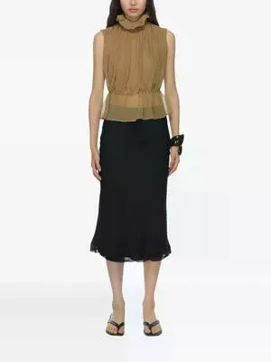 TOTEME Satin Midi Slip Skirt