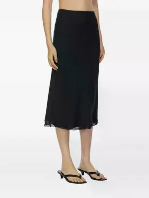 TOTEME Satin Midi Slip Skirt