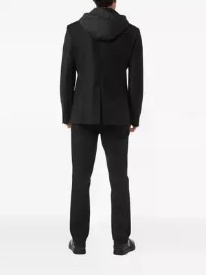 BILLIONAIRE Hooded Button-fastening Blazer