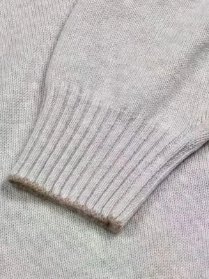 Brunello Cucinelli Suede-elbow-patch Wool Sweater