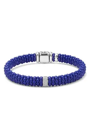 Lagos Anthem Marine Ceramic Bracelet - Blue
