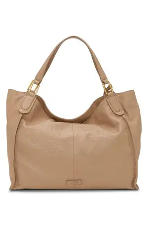 Vince Camuto Embossed Leather Tote - Brown