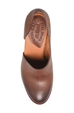 KORK-EASE® Hartwick Half D'orsay Pump - Tan Leather