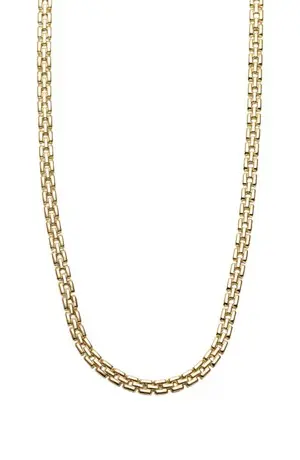 Argento Vivo Watchband Chain Necklace - Gold
