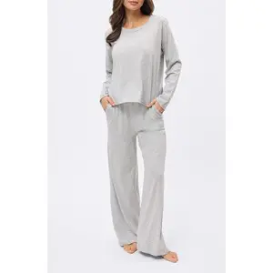 PAPINELLE Jada Organic Cotton Pajamas - Grey
