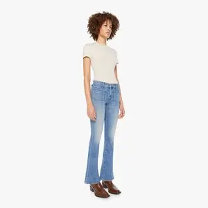 MOTHER The Patch Pocket Weekender Flare Jeans