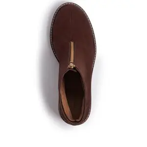 Bernardo Tess Front Zip Bootie - Espresso