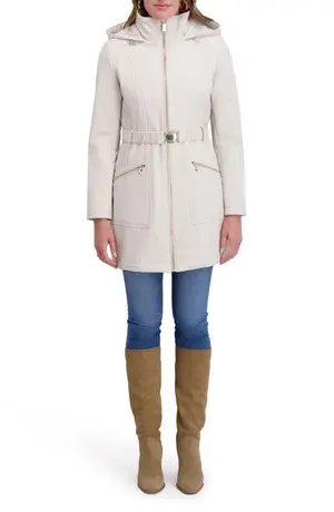 Kensie Belted Outerwear For Women