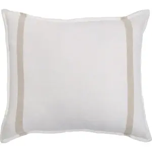 POM POM AT HOME Rory Linen Pillow Sham - White/flax