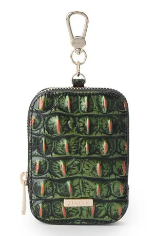 Brahmin Katelynn Croc Embossed Leather Coin Pouch - Samba Melbourne