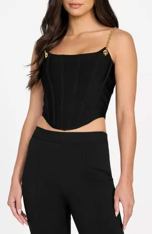 MARCIANO Aisha Bustier Crop Top