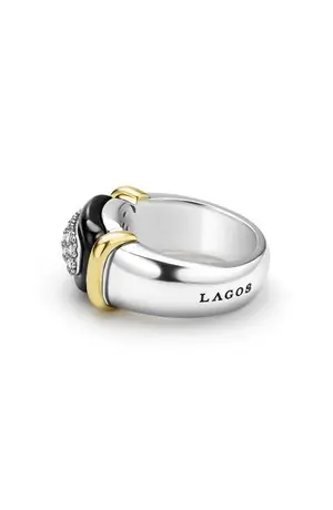Lagos Diamond And Ceramic Ring