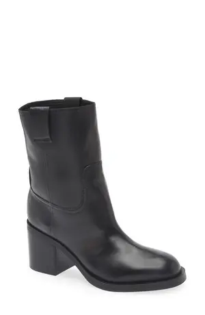 Schutz Wyatt Leather Bootie