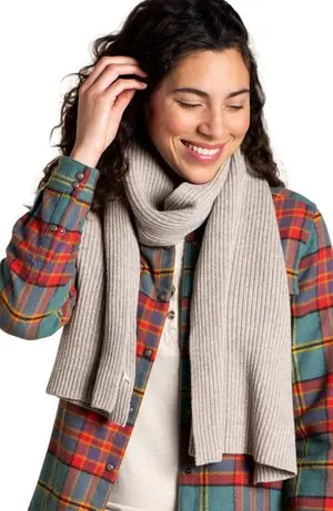 TOAD & CO Cazadero Scarf - Oatmeal Heather