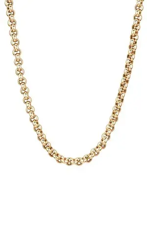 Adina Reyter Chunky Rolo Chain Necklace - 14k Yellow Gold