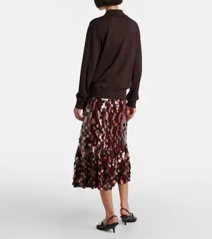 Dries Van Noten Wool Polo Shirt