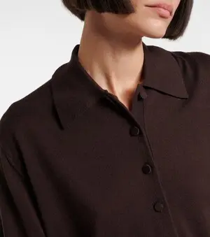 Dries Van Noten Wool Polo Shirt