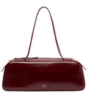 Khaite Simona Patent Leather Shoulder Bag - Red