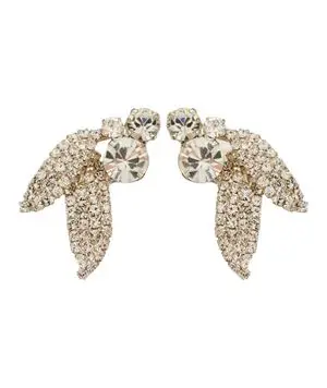 JENNIFER BEHR Alvara Crystal-embellished Earrings - Silver