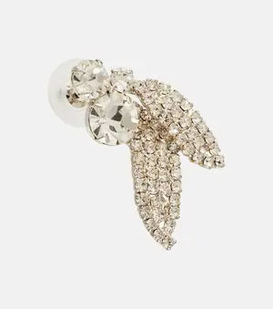 JENNIFER BEHR Alvara Crystal-embellished Earrings - Silver