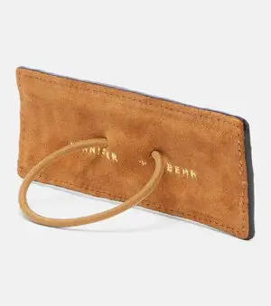 JENNIFER BEHR Snake-effect Leather Hair Tie