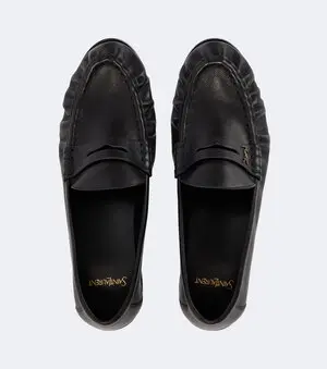 Saint Laurent Le Loafer Leather Penny Loafers