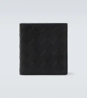 Bottega Veneta Intrecciato Leather Wallet - Green