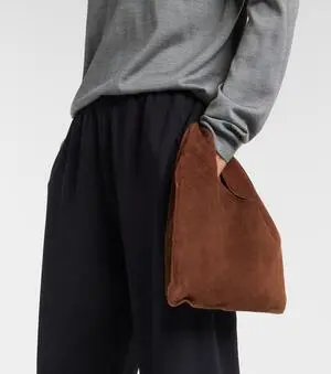 THE ROW Bindle Small Suede Tote Bag