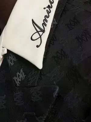 Amiri Logo-pattern Blazer