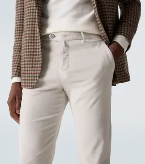 Kiton Cotton-blend Corduroy Trousers