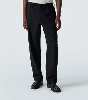 Dries Van Noten Penny Wool Straight Pants