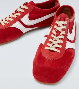 Dries Van Noten Suede Sneakers - Red