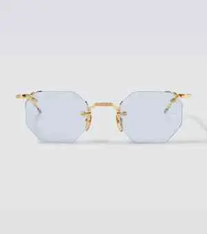 JACQUES MARIE MAGE El Dorado Square Sunglasses - Gold