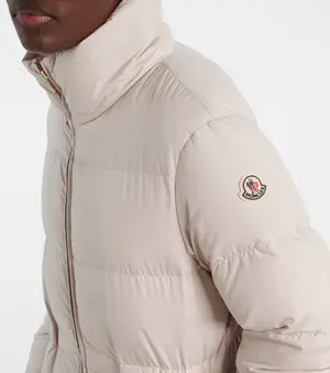 Moncler Brossette Quilted Down Jacket - White