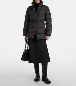 Moncler Brossette Quilted Down Jacket - Black