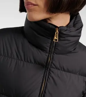 Moncler Brossette Quilted Down Jacket - Black