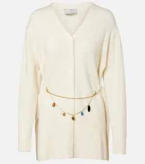 XU ZHI Belted Wool Cardigan