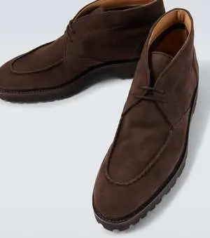 John Lobb Suede Desert Boots