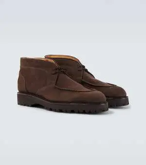 John Lobb Suede Desert Boots