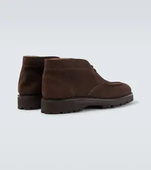 John Lobb Suede Desert Boots