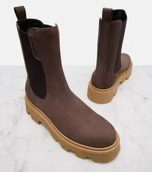 Moncler Aurea Leather Chelsea Boots