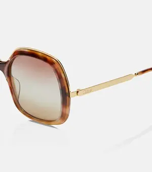 Chloé Aly Oversized Square Sunglasses