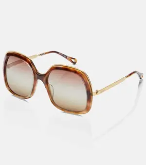 Chloé Aly Oversized Square Sunglasses
