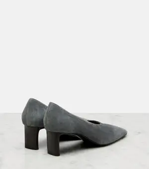 Khaite Cecilia Suede Pumps - Grey