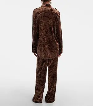 XU ZHI Velvet Shirt