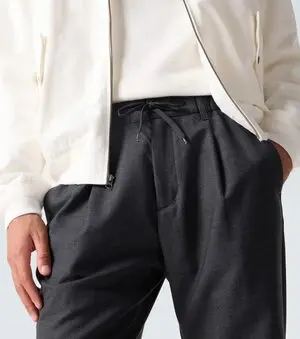 Herno Gabardine Straight Pants